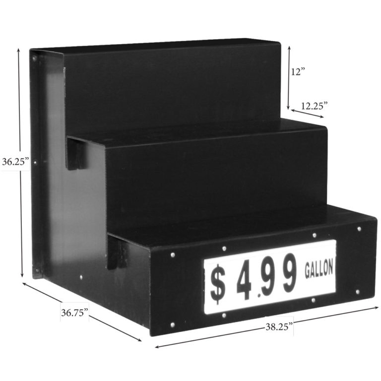 Step Maxer Gas Station Outdoor Step Displays