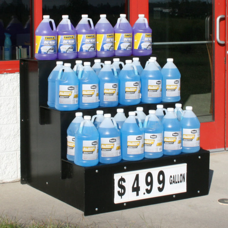 Step Maxer Gas Station Outdoor Step Displays