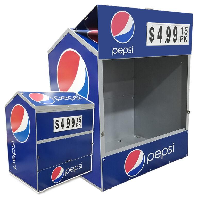 Pepsi Steel Master Dock Locker® Outdoor Beverage Display