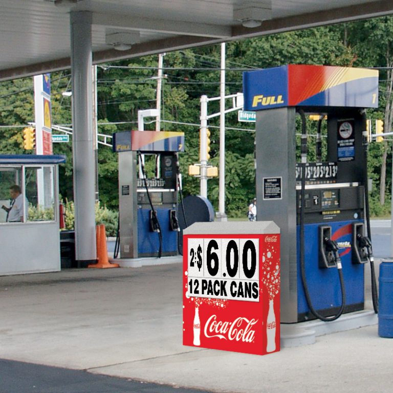Outdoor Promotions Gas Station Signage - InterMarket Technology