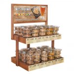 3-Post CounterTop Wood Display Rack - InterMarket Technology
