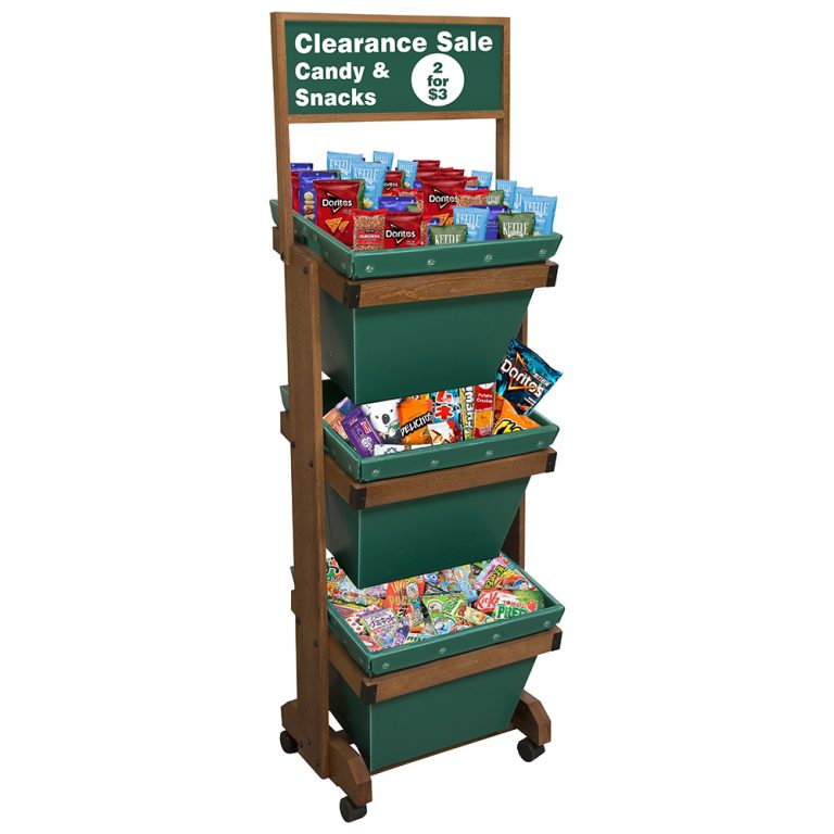 Multi-Level Dump Bin Display - InterMarket Technology