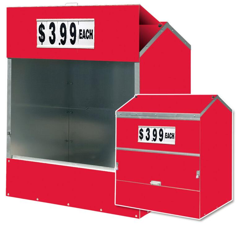 Steel Master Outdoor Beverage Display - InterMarket Technology