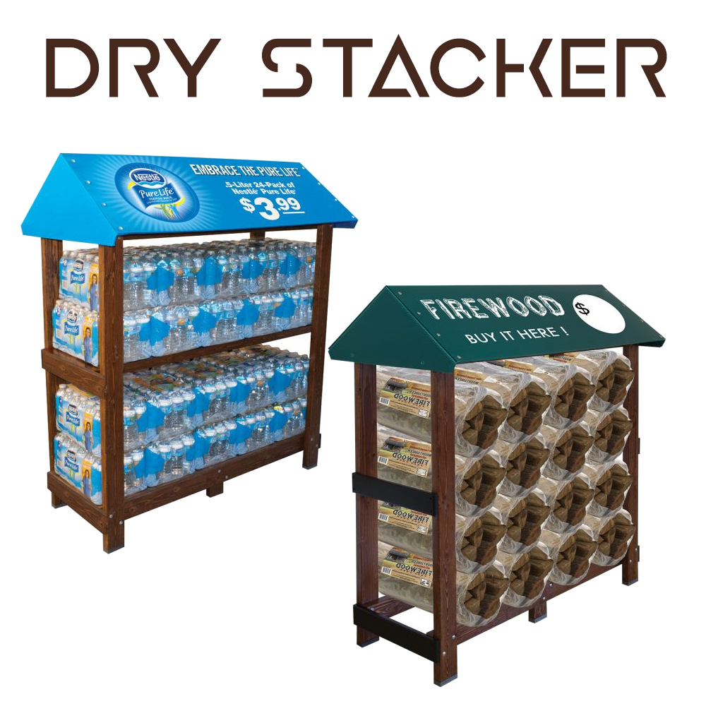 Dry Stacker Outdoor Wood Display - InterMarket Technology
