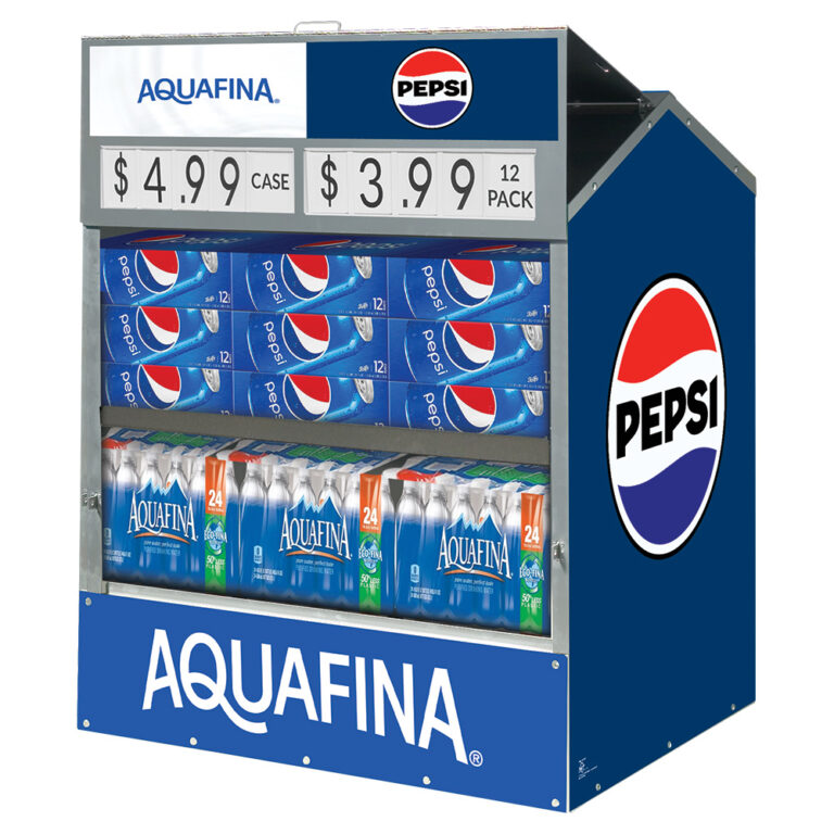 Pepsi Steel Master Dock Locker® Outdoor Beverage Display