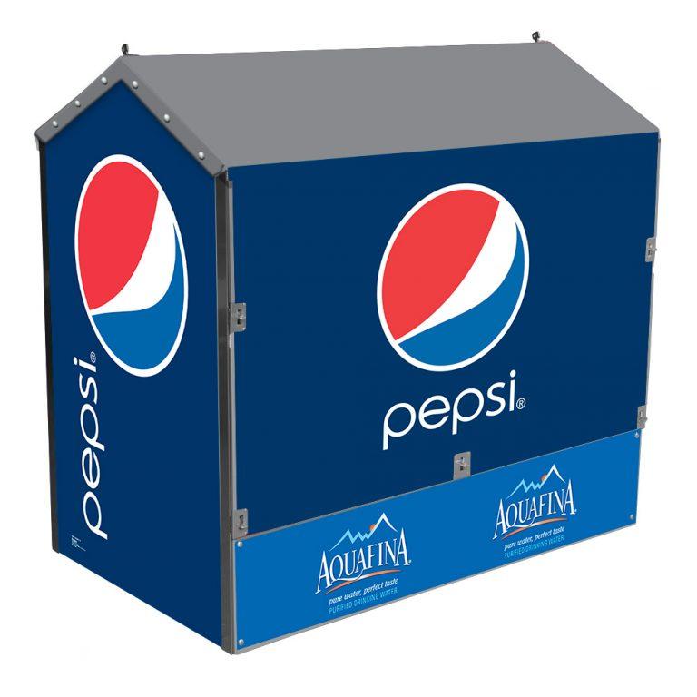 Pepsi / Aquafina Dock Locker® 54 Outdoor Beverage Display