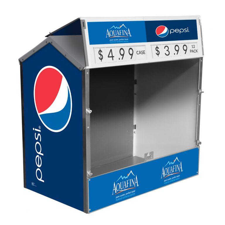 Pepsi / Aquafina Dock Locker® 54 Outdoor Beverage Display