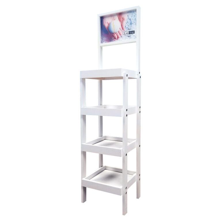 Gallery of 4-Post Wood Display Racks - InterMarket Technology