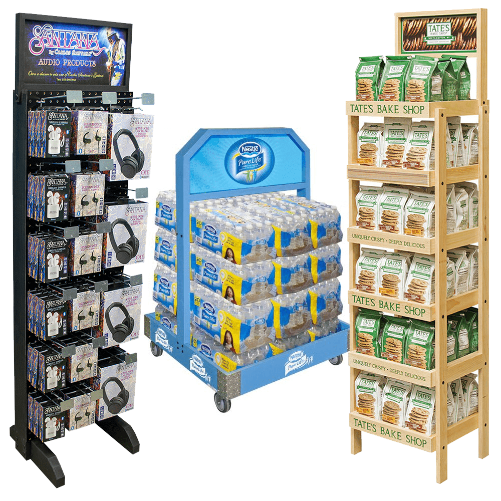 Wooden Display Racks for Retail Stores | Custom Wood POP Displays