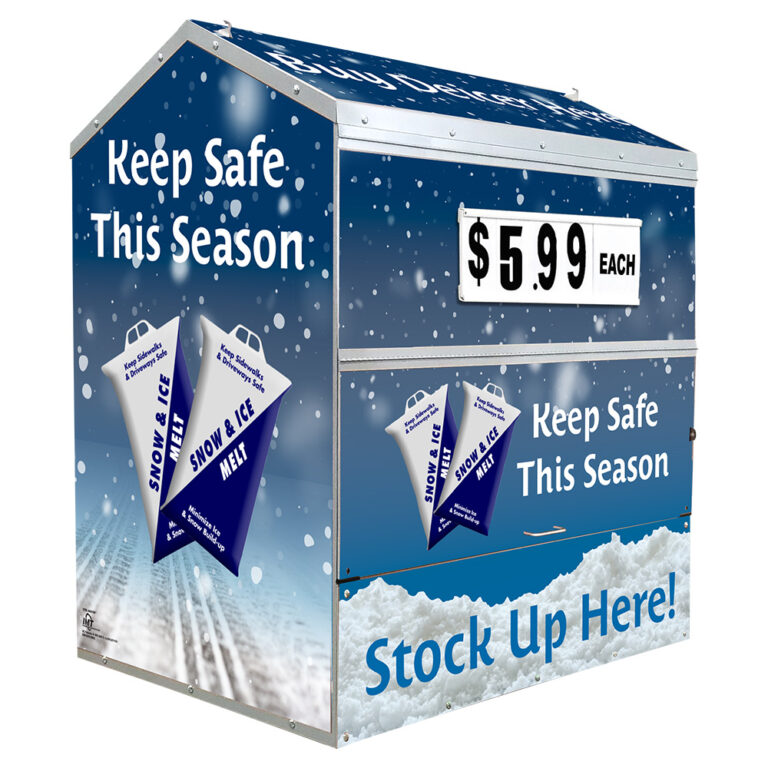 Winter Deicer Steel Master Dock Locker® Outdoor Display